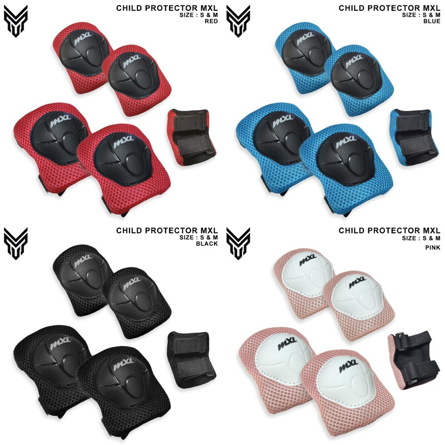 Jual PELINDUNG LUTUT & SIKU ANAK MXL PROTECTOR KIDS ELBOW KNEE | Shopee ...