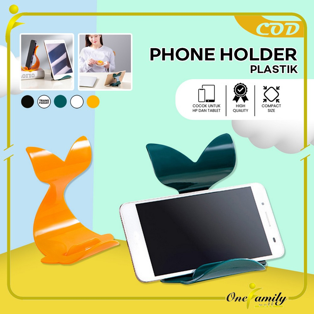 Jual ONE-C869 Stand Holder HP Bentuk Ikan Paus Tatakan Hp Di Meja / Penyangga HP Karakter ...