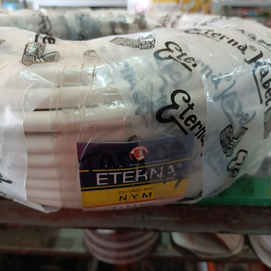 Jual Kabel Eterna NYM Cu/PVC/PVC 2X2.5 mm² 50 meter | Shopee Indonesia