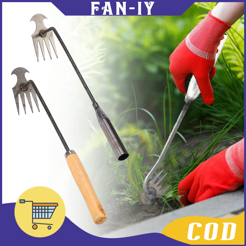 Jual Garukan Tanah Buat Berkebun / Garpu Tanaman Besi / Pencabut Rumput ...