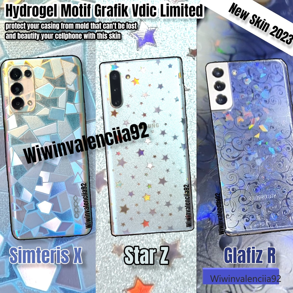 Jual 2024! BARU Hydro Skin Back 3D ZODIAC SIMETRIS VIVO V50 V40 Lite Pro V30 Pro V30e Y17s V29 ...