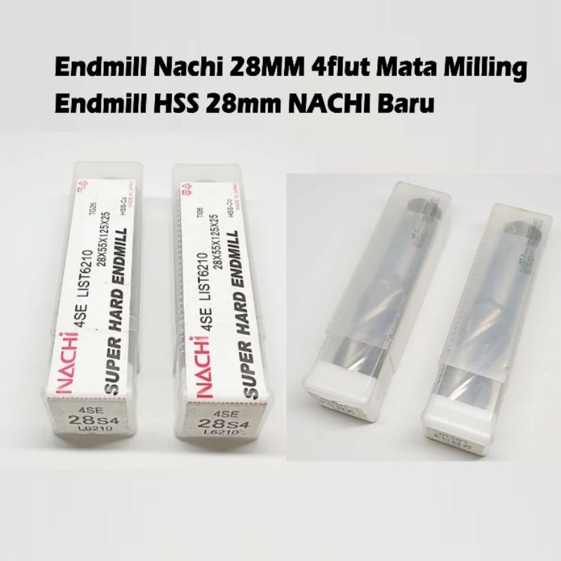 Jual SUPER HARD ENDMILL 4SE LIST6210 END MILL MILLING NACHI JAPAN 28MM ...