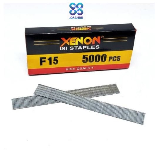 Jual ISI STAPLES F15 isi 5000bh MESIN PAKU TEMBAK REFILL AIR NAILER ...