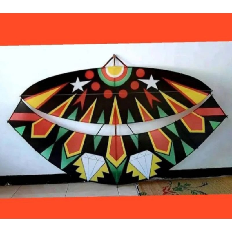 Jual Layangan Gapangan Pegon Ceper 2 Meter Terlaris(Merakit Sendiri ...