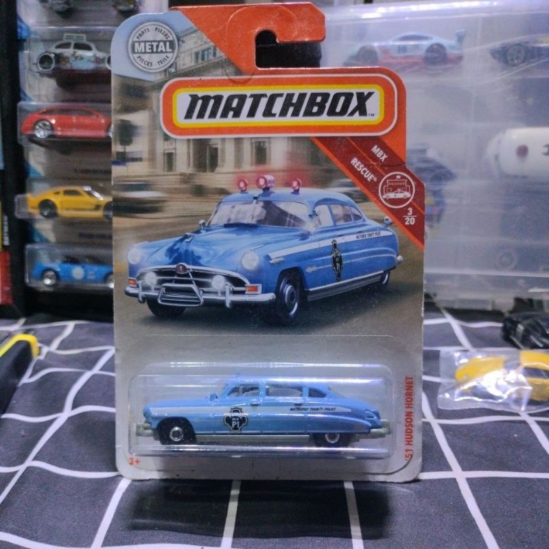 Jual Matchbox 51 hudson hornet biru | Shopee Indonesia