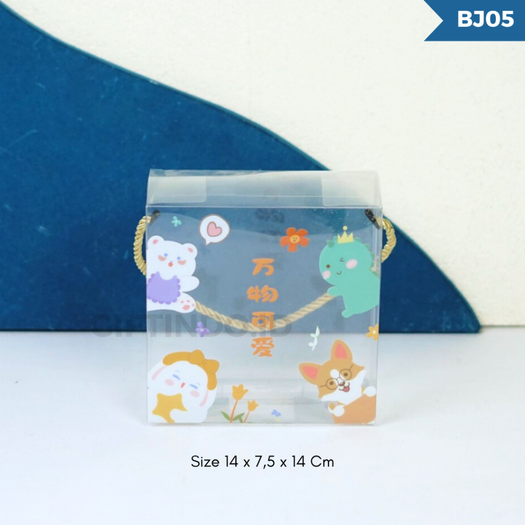 Jual Mika Box TransparanT / Goodiebox Animal / Imlek Box Mika / Animal ...