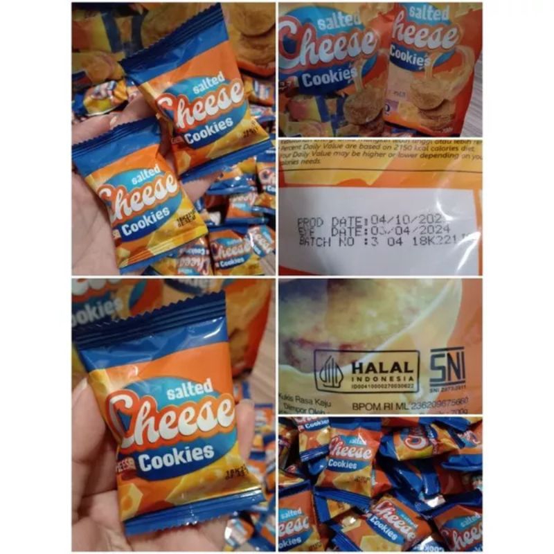 Jual Naraya Salted Cheese Cookies~Richy Rice Crackers 6g Product ...