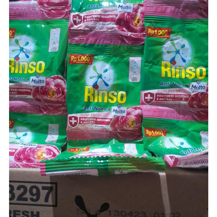 Jual ( Renc / 6sc ) Rinso PK Detergen Bubuk 40gr | Shopee Indonesia