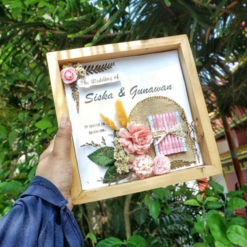 Jual Frame 3D Pigura Figura Scrapframe Bingkai Mahar Pernikahan Wedding ...