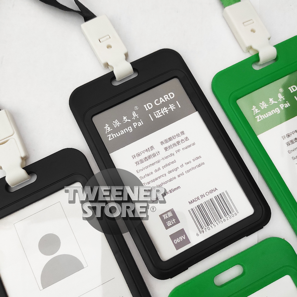 Jual OFFICIA / ZHUANG PAI ID Card + Tali 54x85mm | Name Tag | Double ...