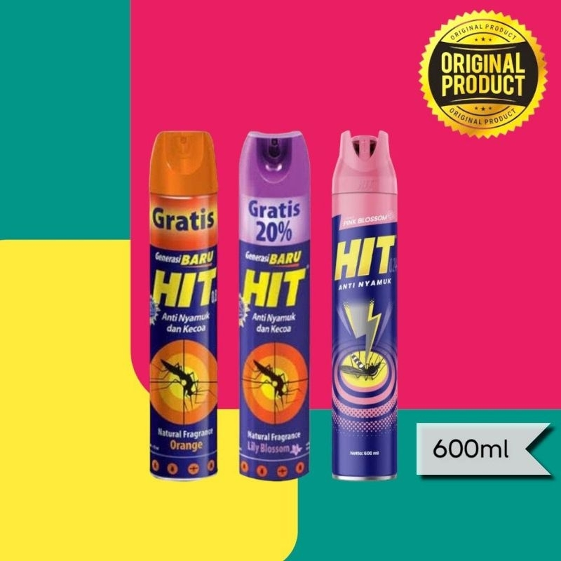 Jual HIT Obat Nyamuk Semprot - 600ml | Shopee Indonesia
