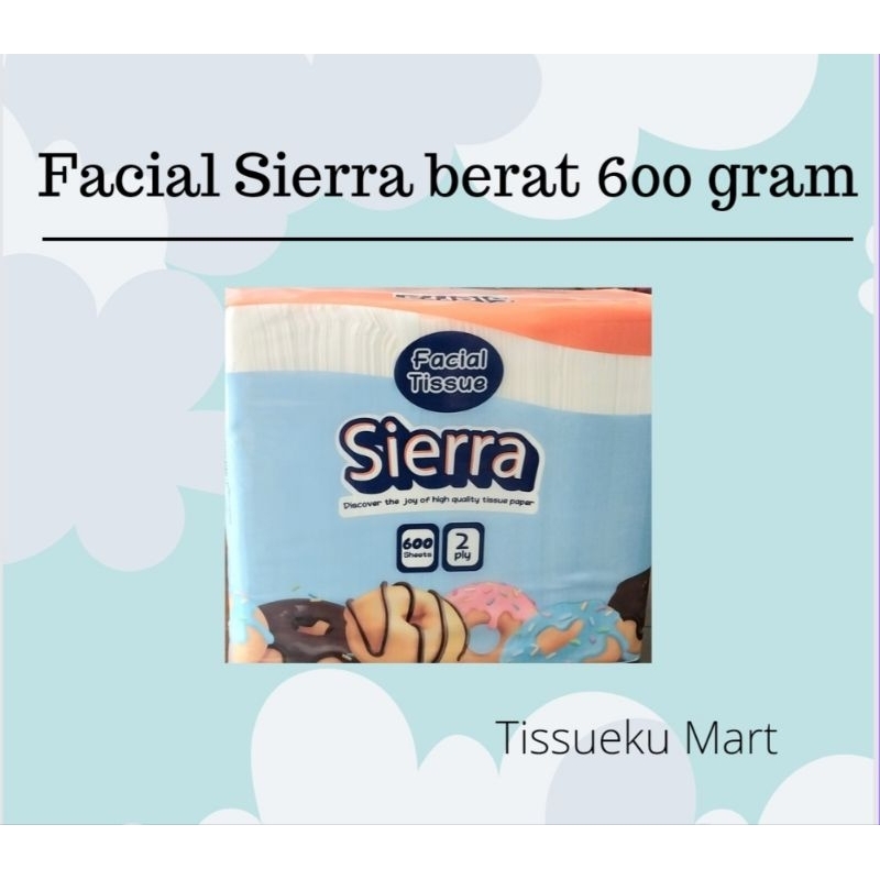 Jual Tissue Facial Sierra berat 600 gram | Shopee Indonesia