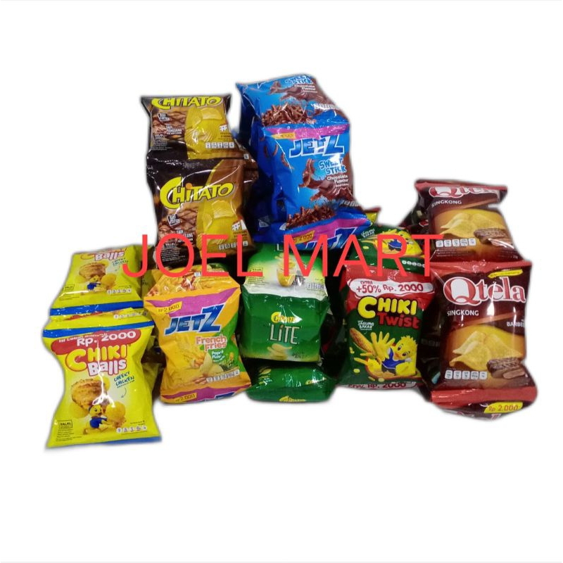 Jual SNACK CHITATO CHIKI QTELA JETZ KRISBEE RENCENG ISI 10PCS | Shopee ...