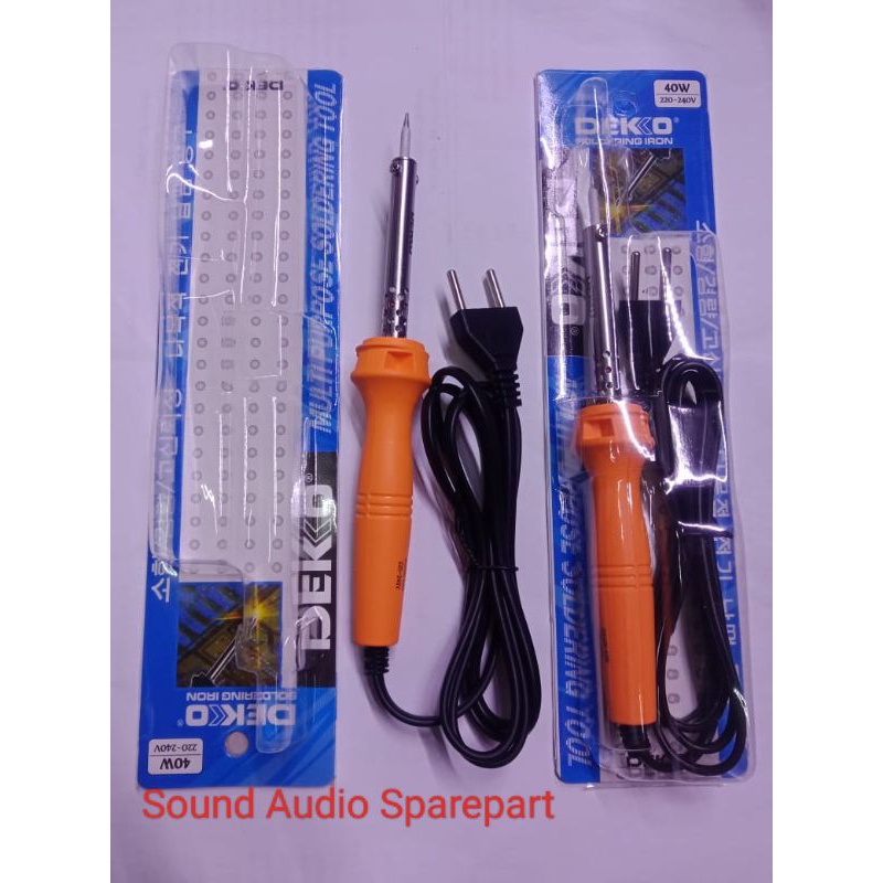 Jual SOLDER DEKO 40 WAT / SOLDERING IRON DEKO ORIGINAL | Shopee Indonesia