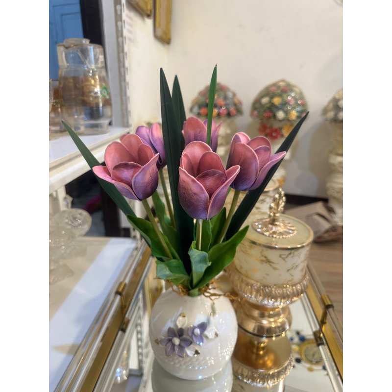 Jual Pajangan Bunga Cantik (Free packing kayu) | Shopee Indonesia