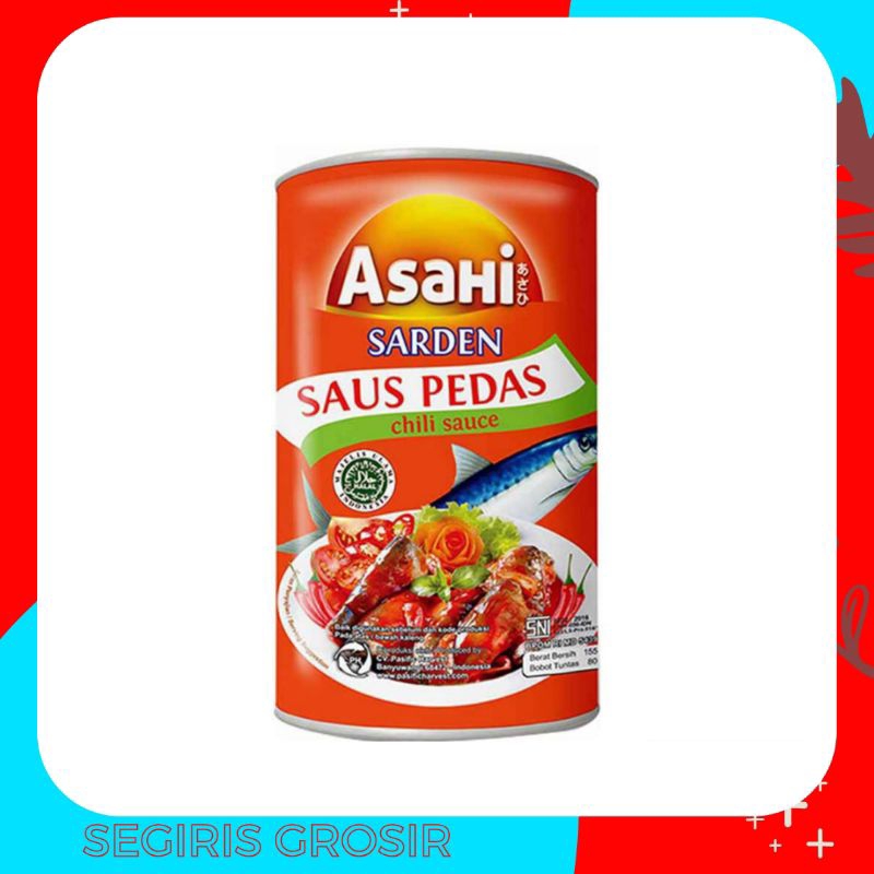 Jual Sarden Asahi Sardines Saus Pedas 155G | Shopee Indonesia
