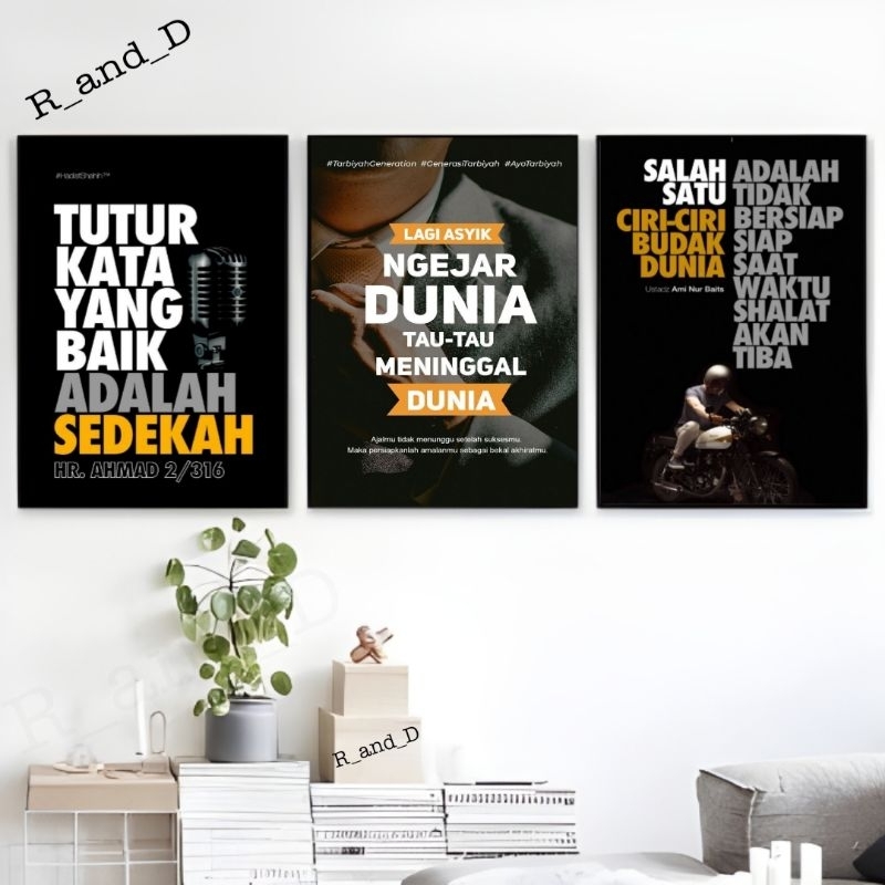 Jual Hiasan Dinding Quotes Ukuran 47x31 Hiasan dinding kamar minimalis ...
