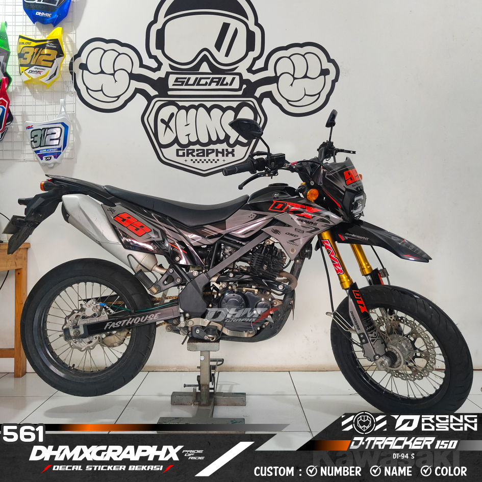 Jual DHMX Decal Sticker D Tracker D-Tracker 150 (DT-94 S) | Shopee Indonesia