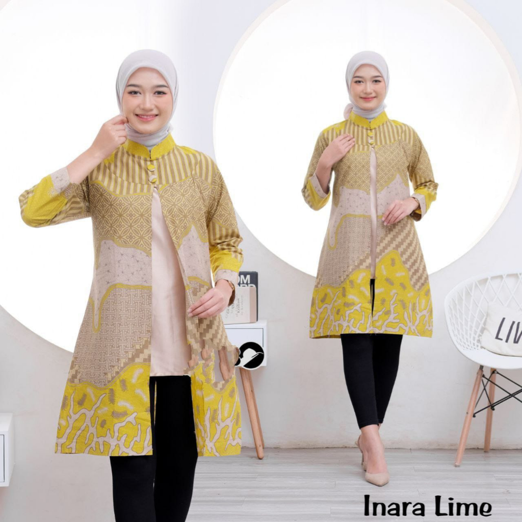 Jual Atasan Tunik Batik Masa Kini Terlaris Buat Acara Resmi ,Kerja ...