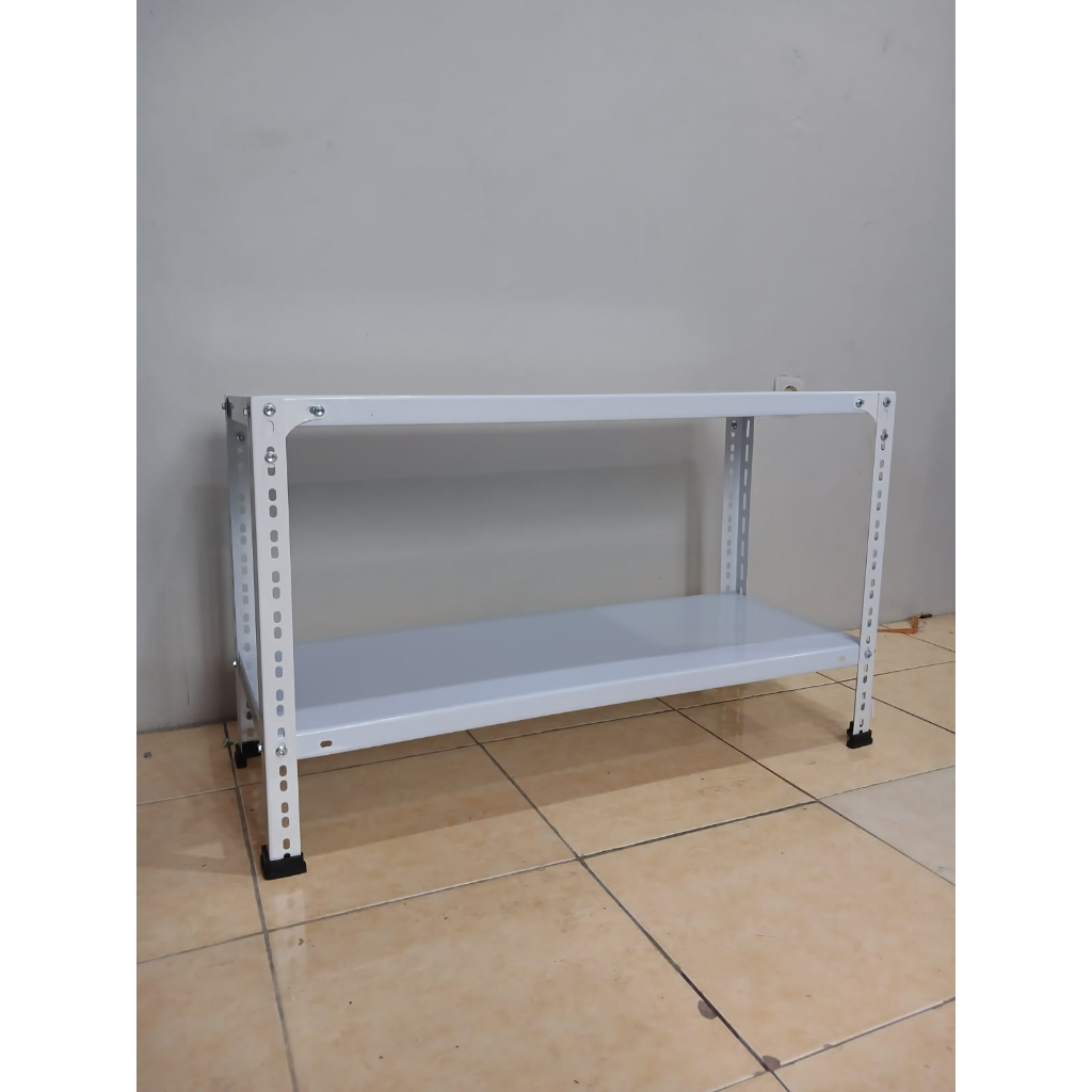 Jual Rak siku besi 2 susun 150x60x60cm | Shopee Indonesia