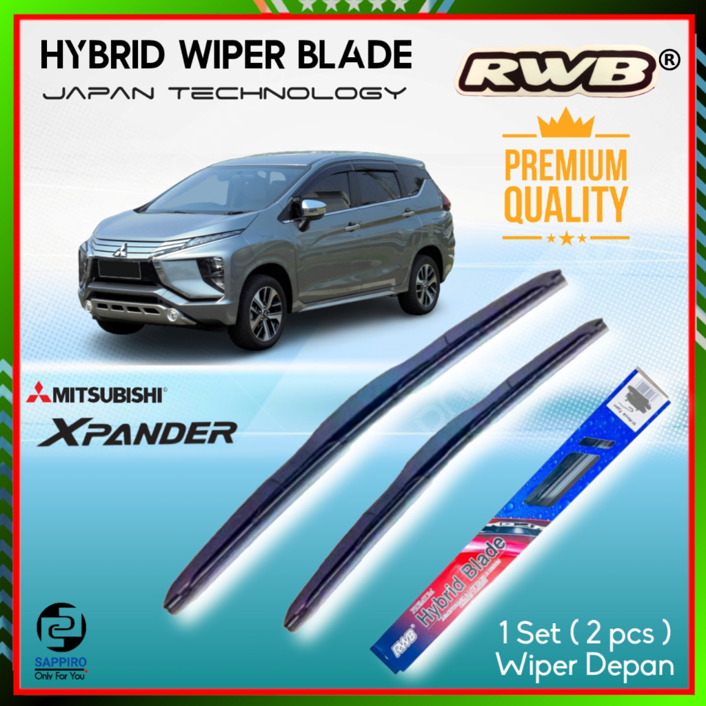 Jual Wiper Mobil Xpander Cross Sport Ultimate Dakar RWB Frameless ...
