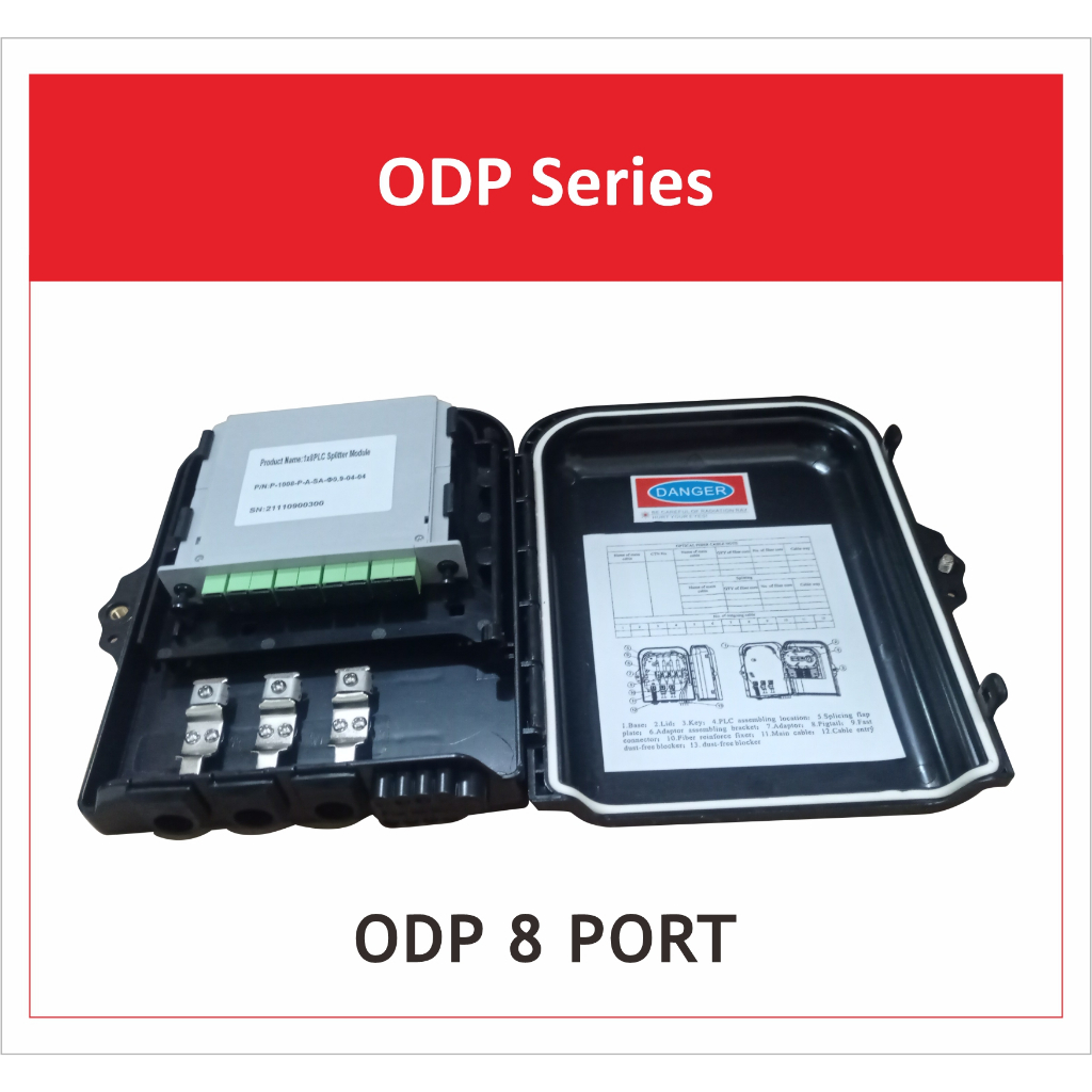Jual ODP 8 Core tanpa Splitter PLC Cassette Type Falcom Technology ...