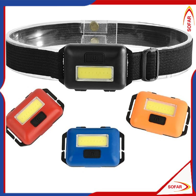 Jual Senter Kepala/ Headlamp Cahaya Putih baterai AAA T89 | Shopee Indonesia