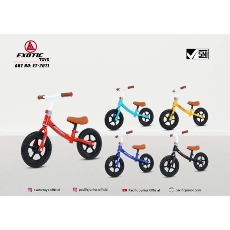 Jual Sepeda Anak Exotic Balance Bike Tanpa Pedal | Shopee Indonesia