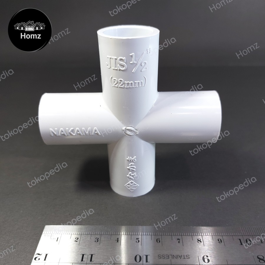 Jual Tee Cross 1/2 inch Aw/Cross Tee 4 Way 1/2" in/Tee Siku Sambungan ...
