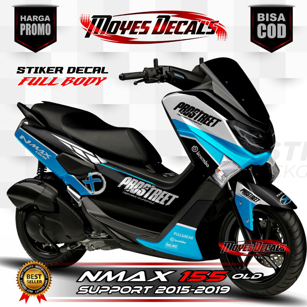 Jual Decal Sticker Yamaha Nmax 155 Old Fullbody 2015-2019 Decal stiker ...