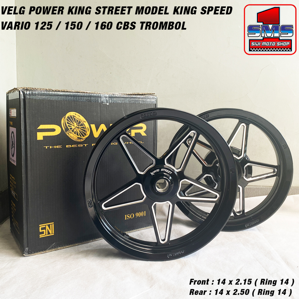 Jual VELG POWER KING STREET VARIO 110 BEAT FI VARIO 125 VARIO 150 ...