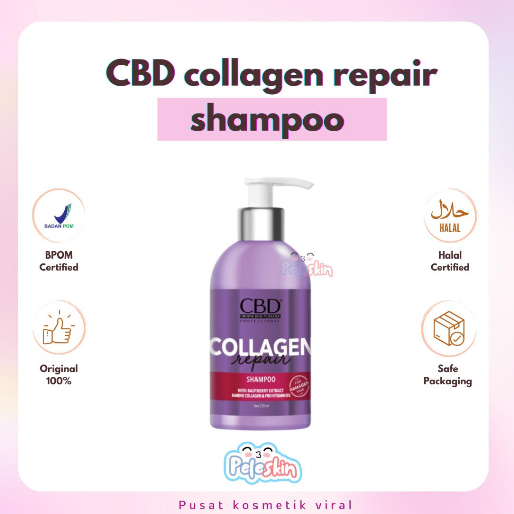 Jual CBD collagen repair shampoo | Shopee Indonesia
