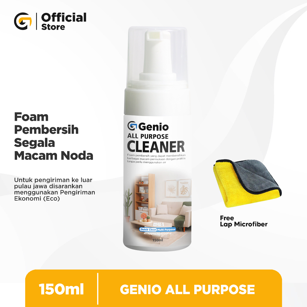 Jual GENIO All Purpose Cleaner 150ml - Foam Pembersih Serbaguna Rumah ...