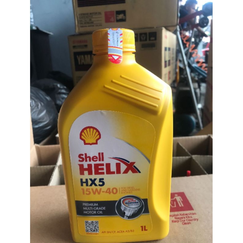 Jual Shell helix HX5 15W-40 1L | Shopee Indonesia