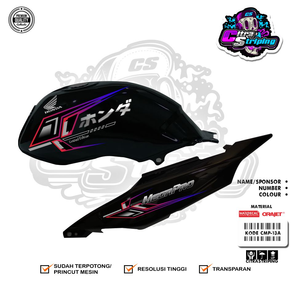 Jual STICKER STRIPING MEGA PRO PRIMUS VARIASI STICKER MP PRIMUS KODE ...