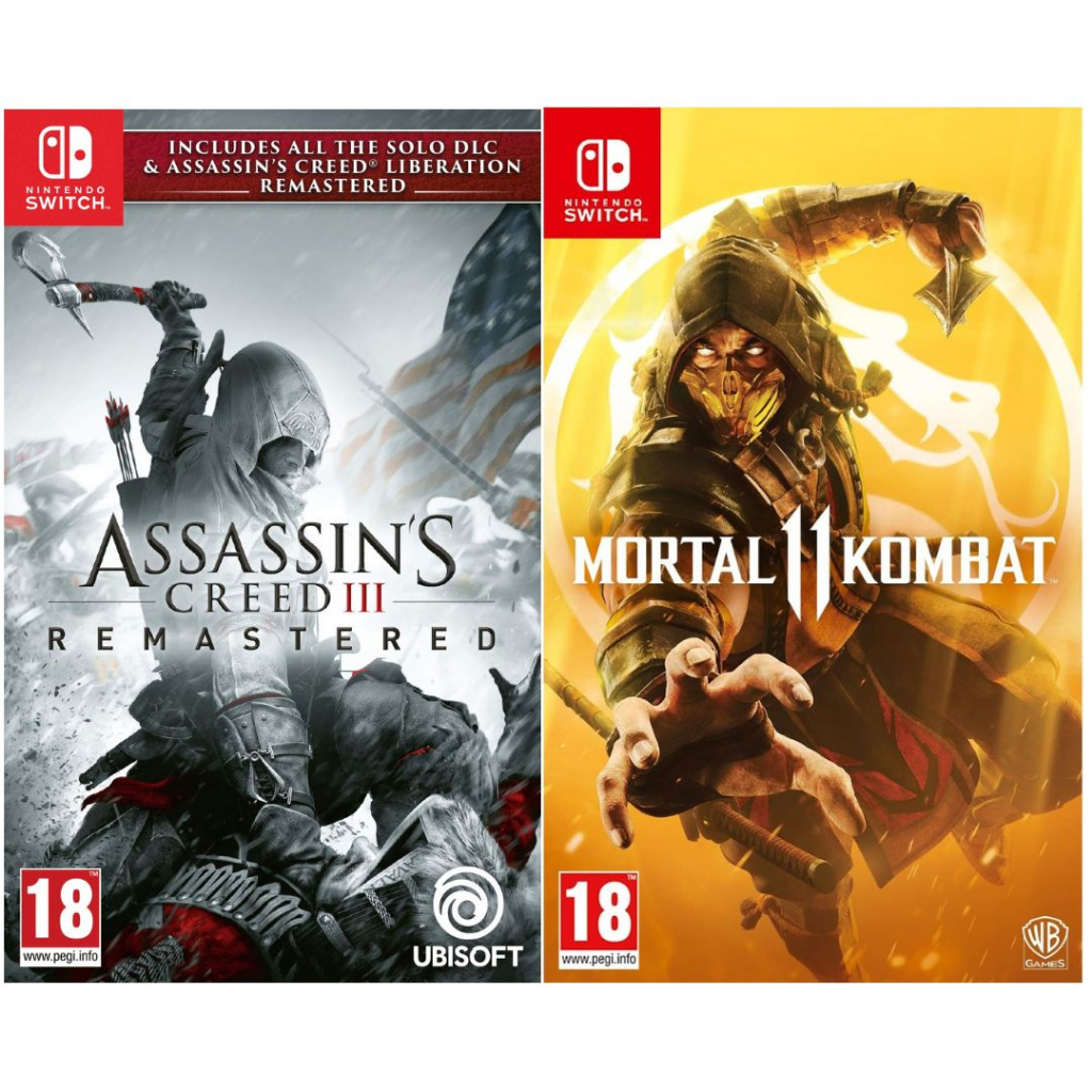 Jual (2 Games) Mortal Kombat MK 11 + Assassin Creed 3 III Remastered ...