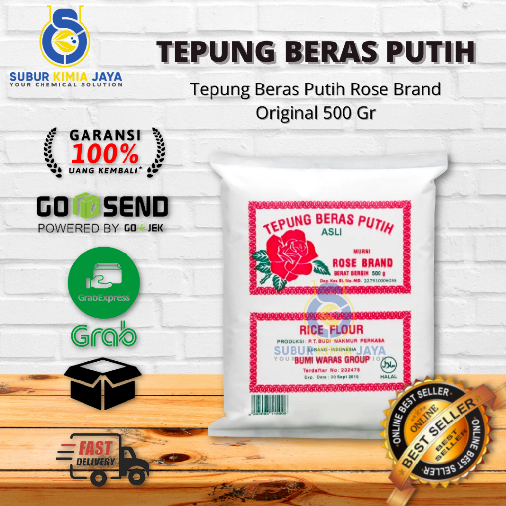 Jual Tepung Beras Rose Brand 500gr | Shopee Indonesia