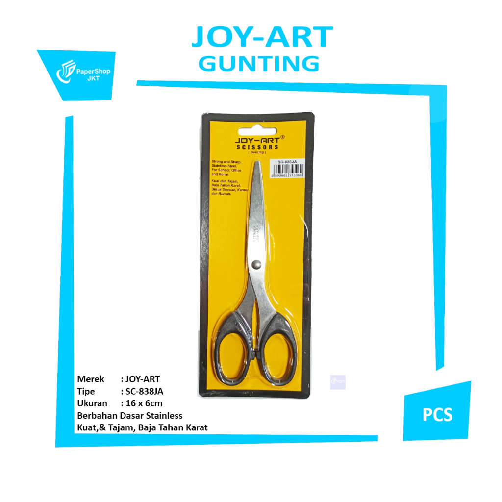 Jual JOYKO - Gunting Sedang SC-838 Joy Art - Pcs | Shopee Indonesia