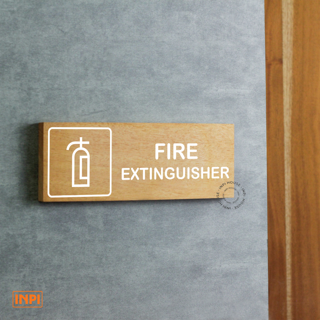 Jual signage fire extinguisher - papan tanda alat pemadam api - wall ...