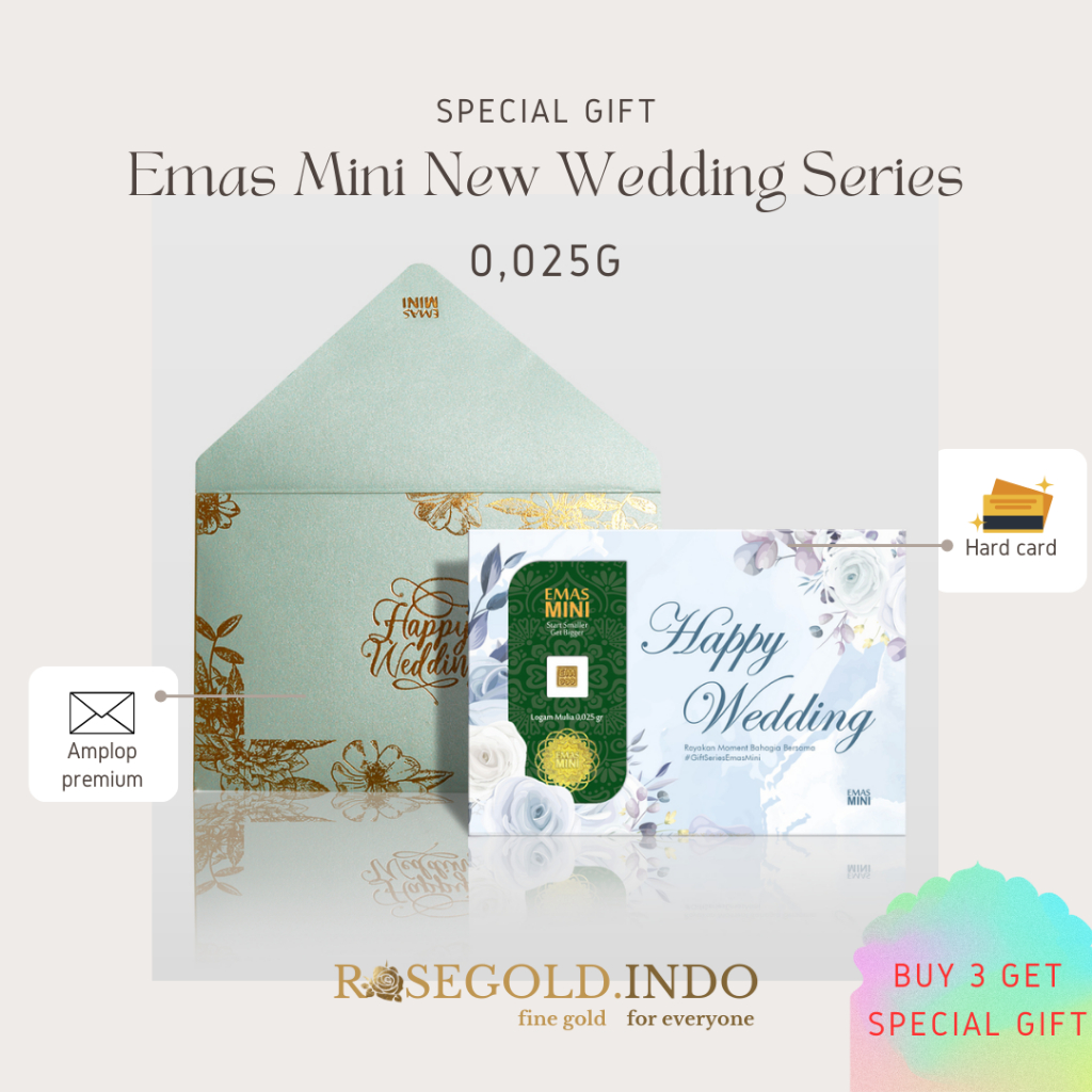 Jual Emas Mini Logam Mulia Gift Series Edisi Wedding Pernikahan ...