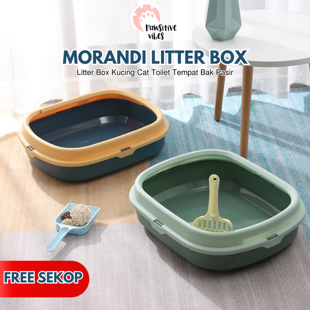 Jual Morandi Litter Box Kucing - Cat Toilet Tempat Bak Pasir Kucing ...
