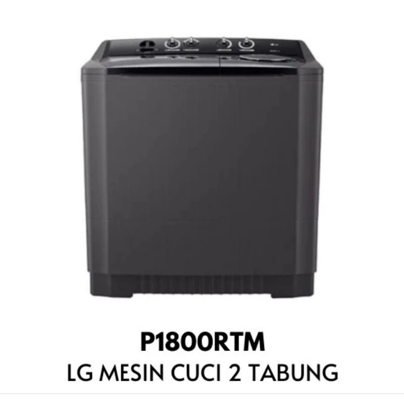 Jual MESIN CUCI LG P1800RTM KAPS 18KG (KURIR TOKO) | Shopee Indonesia