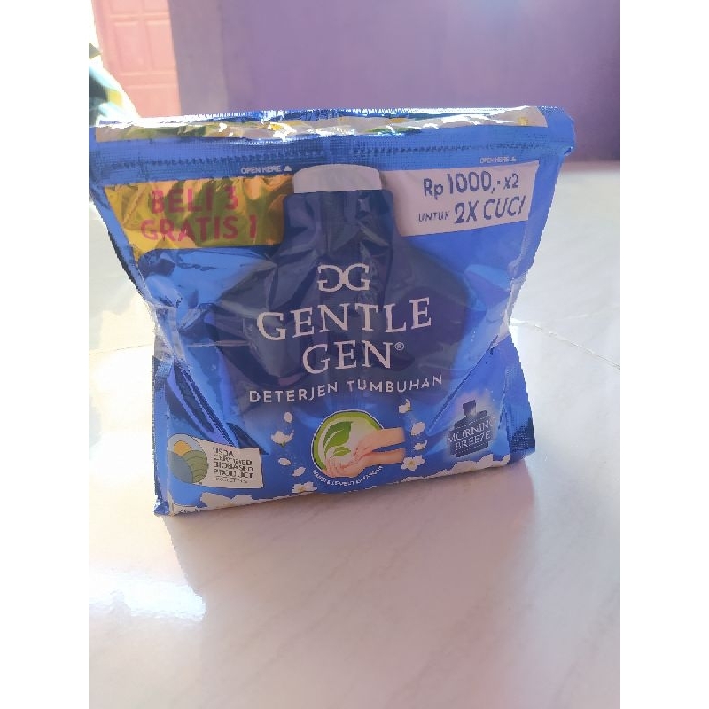 Jual Detergen Gentle Gen sachet isi 16pcs | Shopee Indonesia