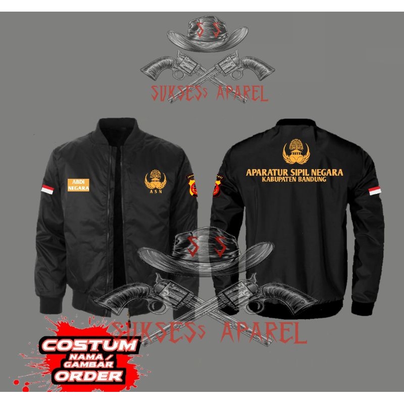 Jual jaket abdi negara bomber/asn/aparatur sipil negara | Shopee Indonesia