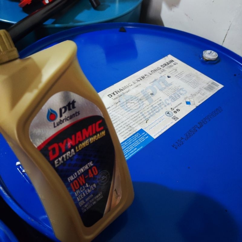 Jual PTT Dynamic Extra Long Drain 10W40 API CJ-4 Repack dari drum | Shopee Indonesia