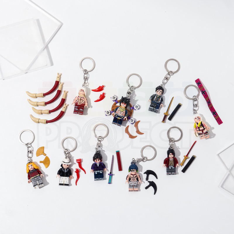 Jual Gantungan Kunci / Keychain dg Minifigure Anime Jepang Kokushibo ...