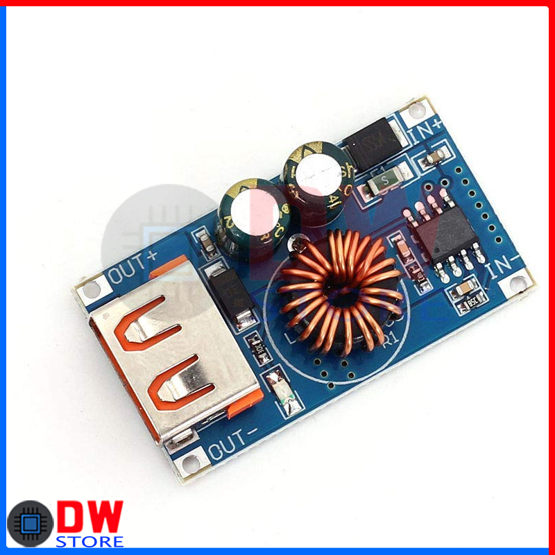 Jual Modul USB Charger FCP Fast Charging QC2.0/3.0 24W Inductor Besar ...