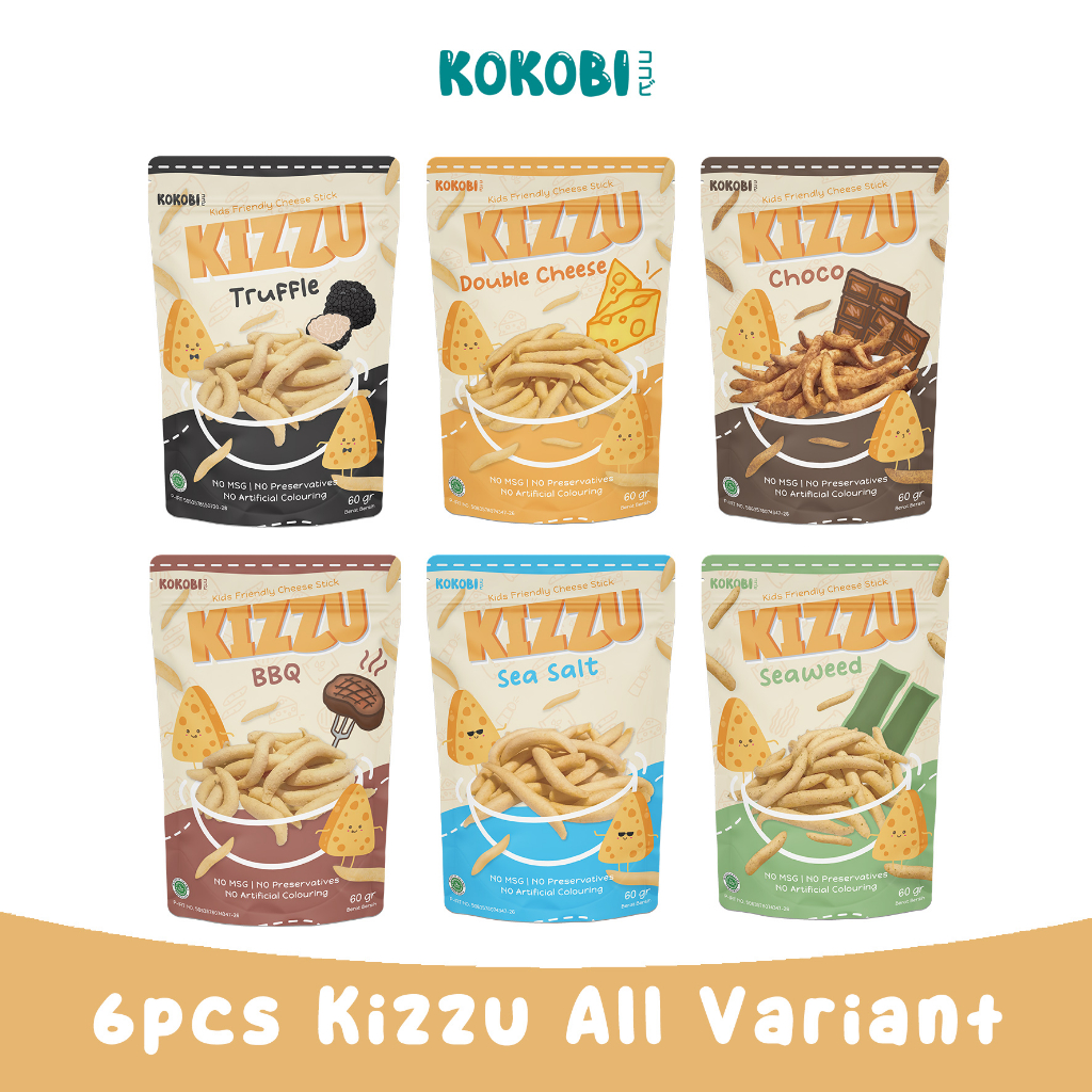 Jual KOKOBI Kizzu All Variant - Bundling 6pcs | Shopee Indonesia