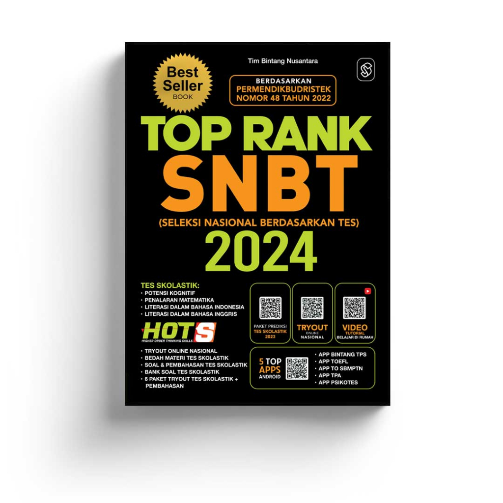 Jual BUKU SKOR 750 ++ TOP RANK SNBT 2024 SELEKSI NASIONAL BERDASARKAN ...