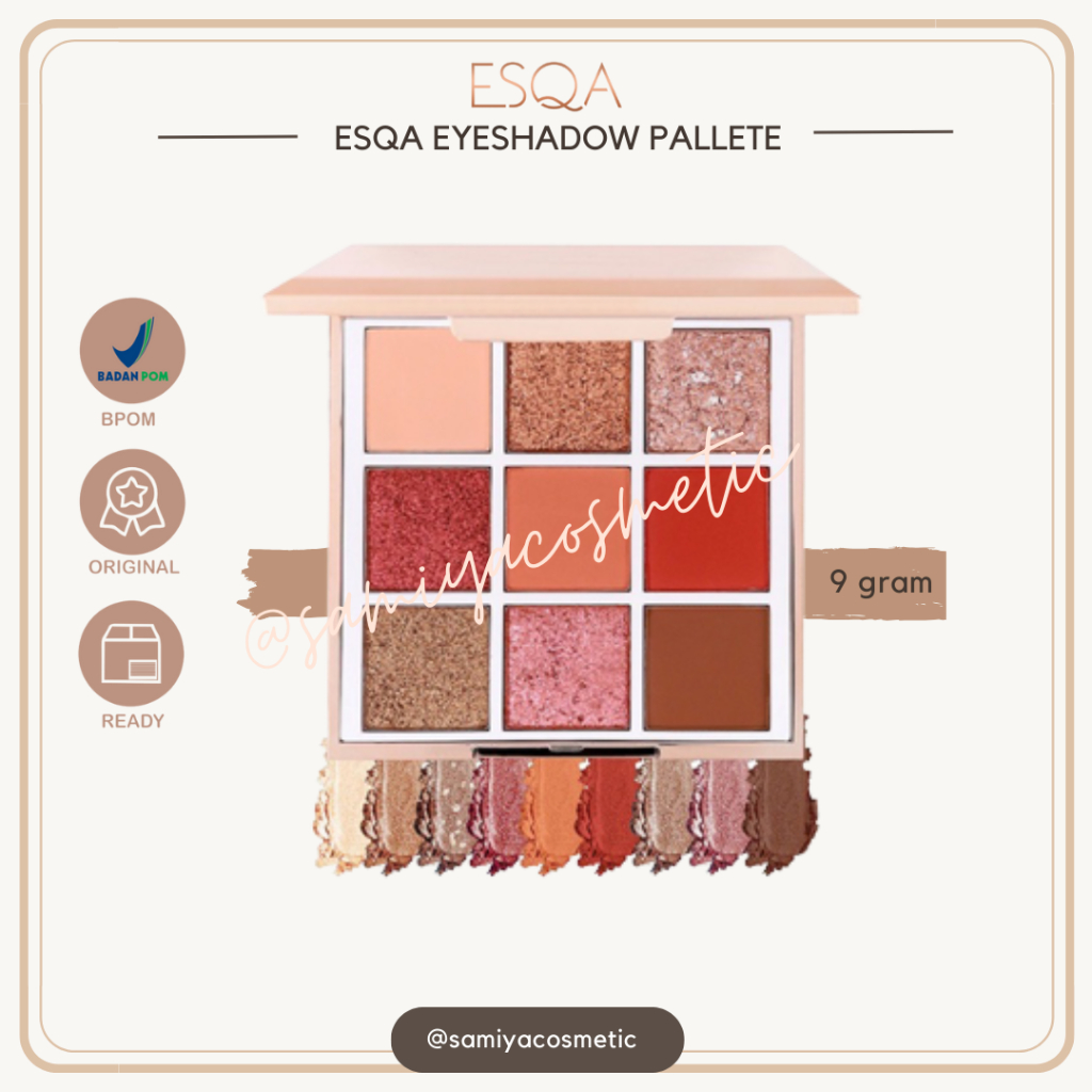 Jual ESQA Goddess Eyeshadow Palette | Shopee Indonesia